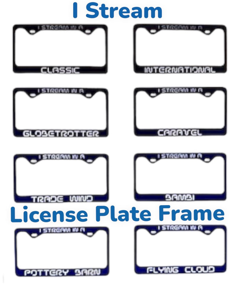 I Stream License Plate Frame - Stylish and Durable – AirboardShop.com